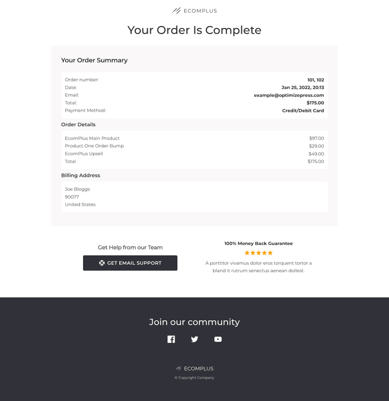 Order Summary – 妊活栄養スクール